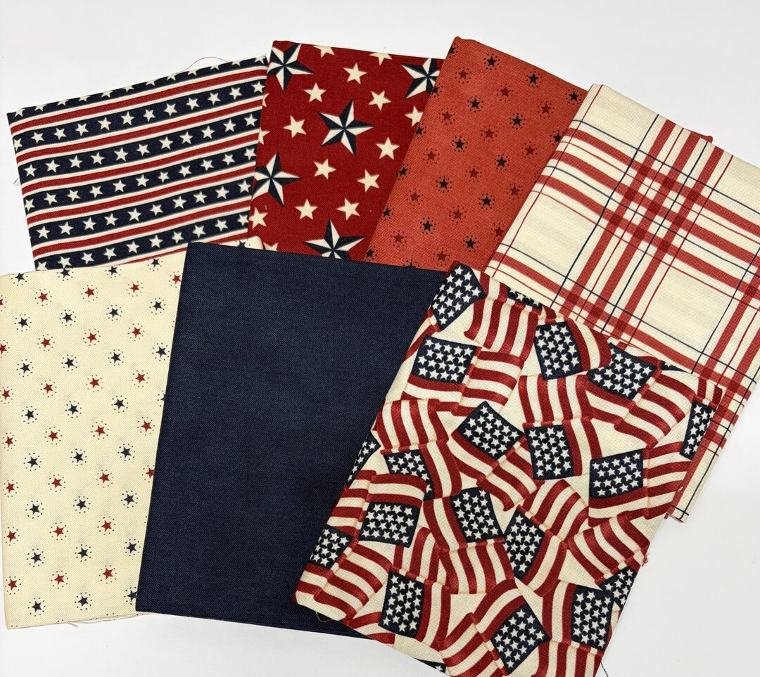 America 250 Years by Deb Strain for Moda Fat Quarter Bundle of 7 - Etsy