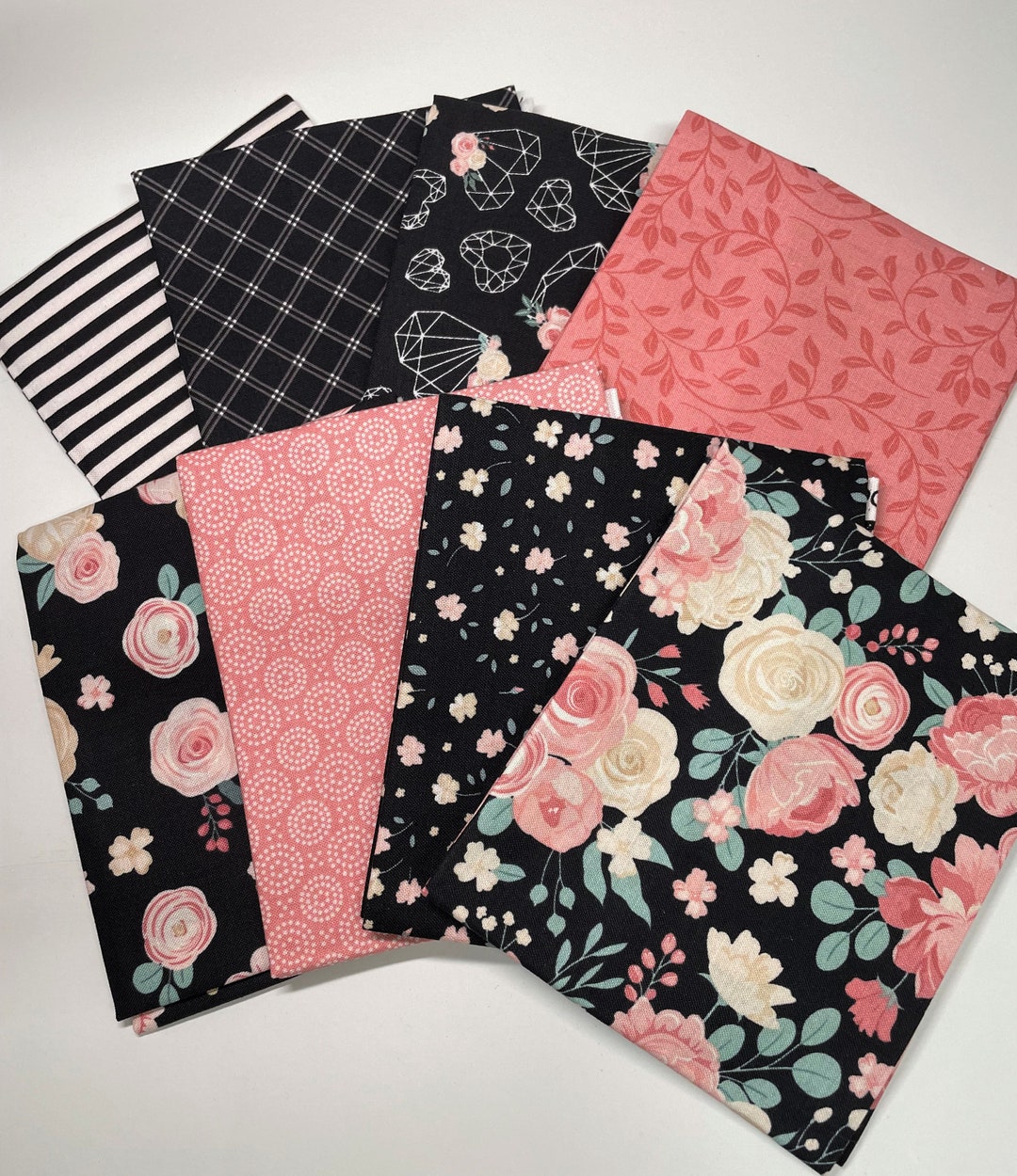 At First Sight Riley Blake Sold by the Fat Quarter FQ Bundle of 8 - Etsy