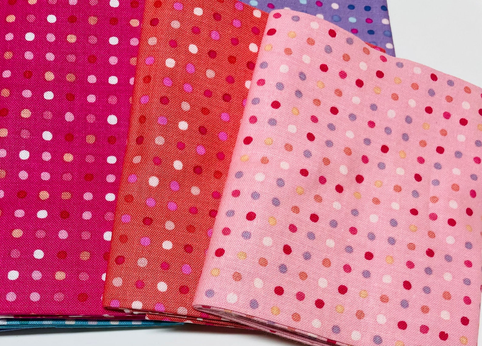 Poppie Cotton Seeing Spots Polka Dots 100% Cotton Quilt Fabric Sold by ...