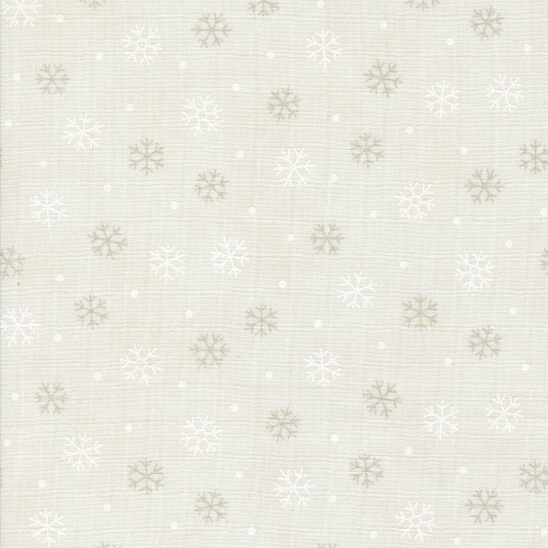 Woodland Winter by Deb Strain for Moda Snowflake Toss Cotton Quilt ...