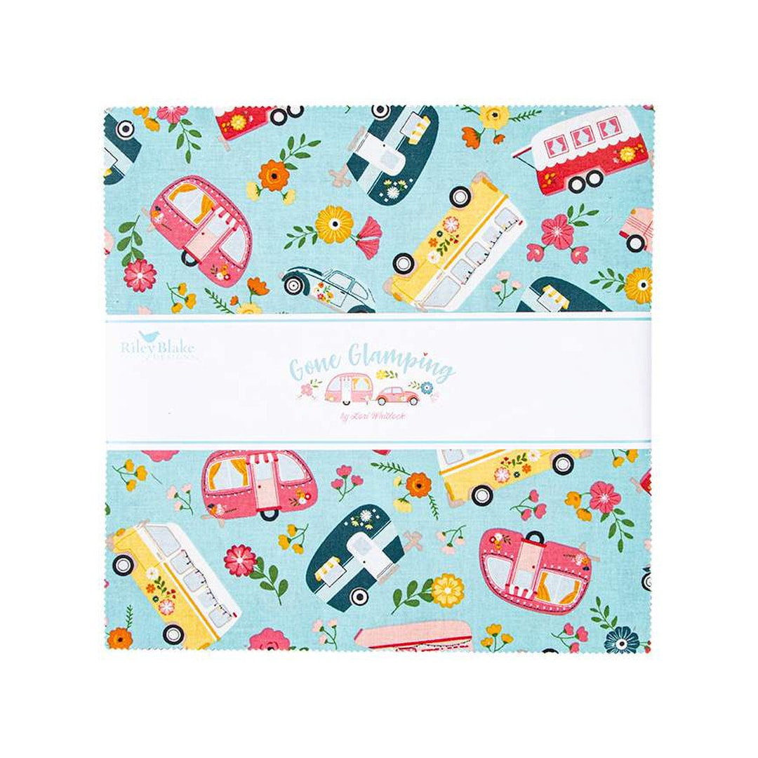 Gone Glamping by Lori Whitlock for Riley Blake Camping Outdoors 100% ...