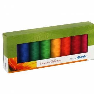 Mettler Silk Finish Cotton Summer Collection Thread Set 50 WT. 8 Spools ...