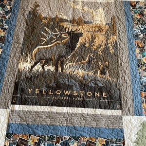 Yellowstone National Parks Quilt Kit Includes Fabric for Quilt Top and ...