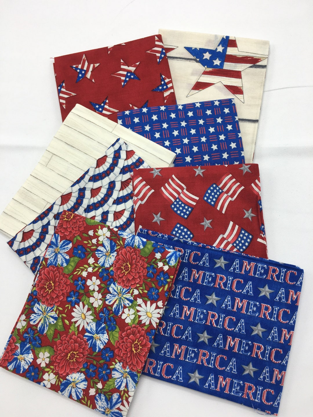 America the Beautiful by Deb Strain for Moda Cotton Quilt Fabric Fat ...