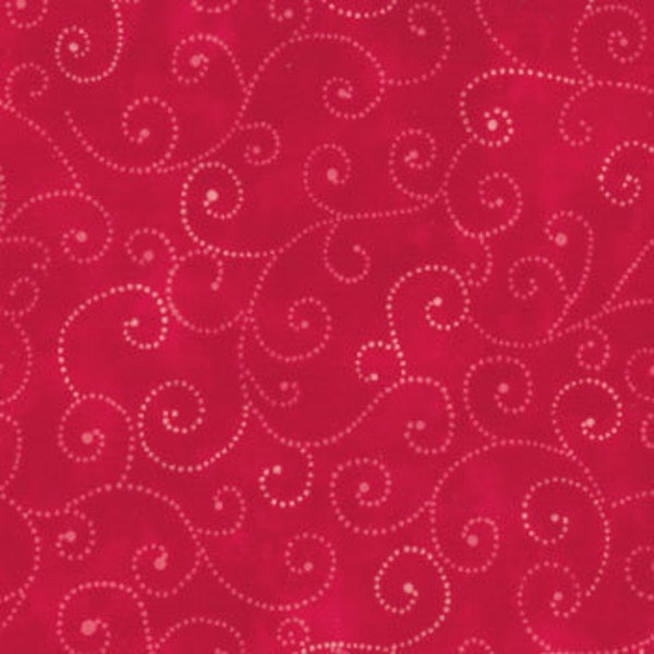 Red Swirl Fabric - Etsy