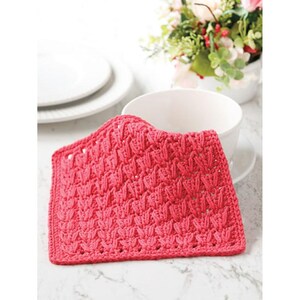 Crochet Dishcloths Pattern Book Annie's Crochet 7 New Crochet Stitch ...