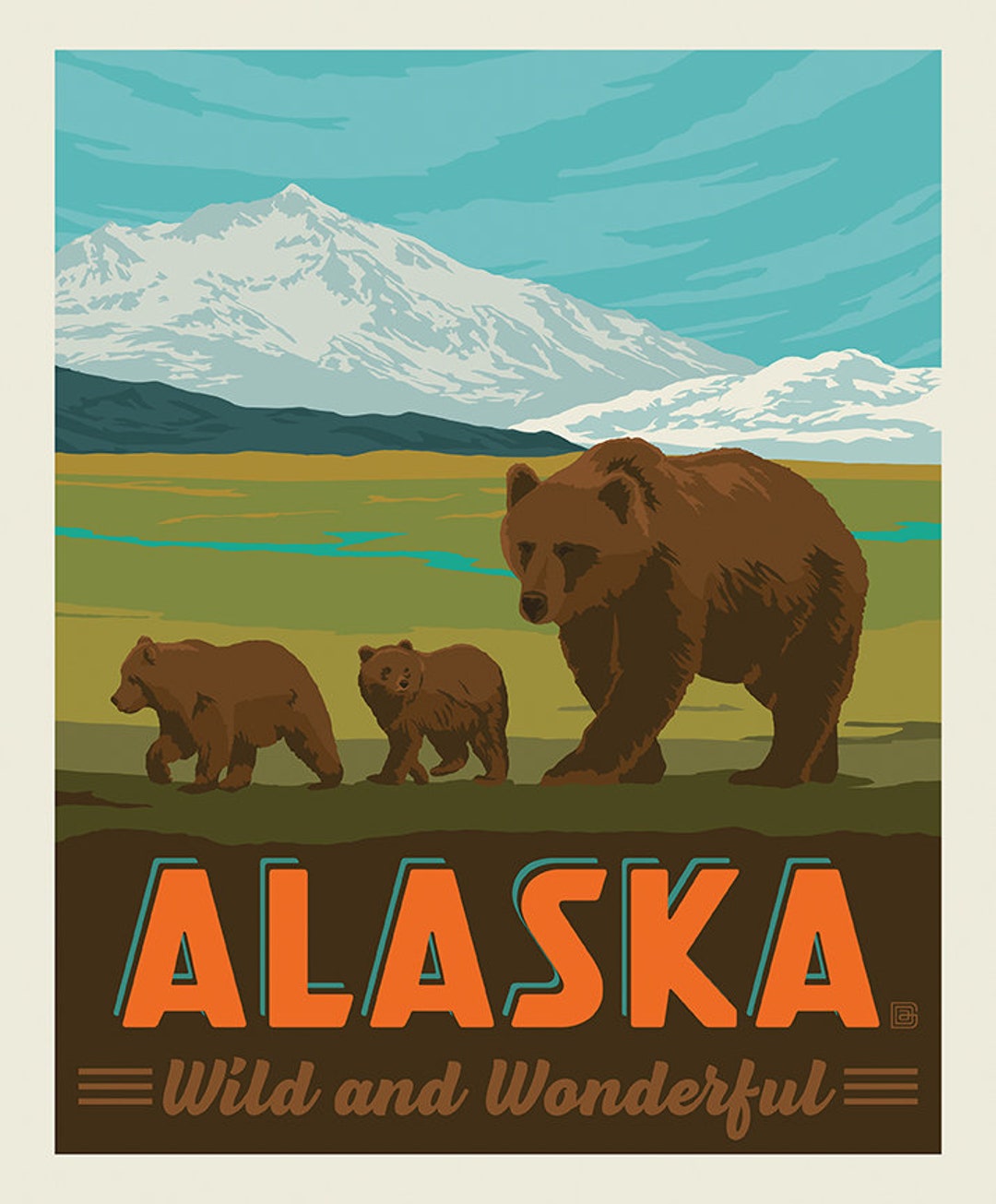 Alaska Destinations Panel by Anderson Design Group for Riley Blake ...