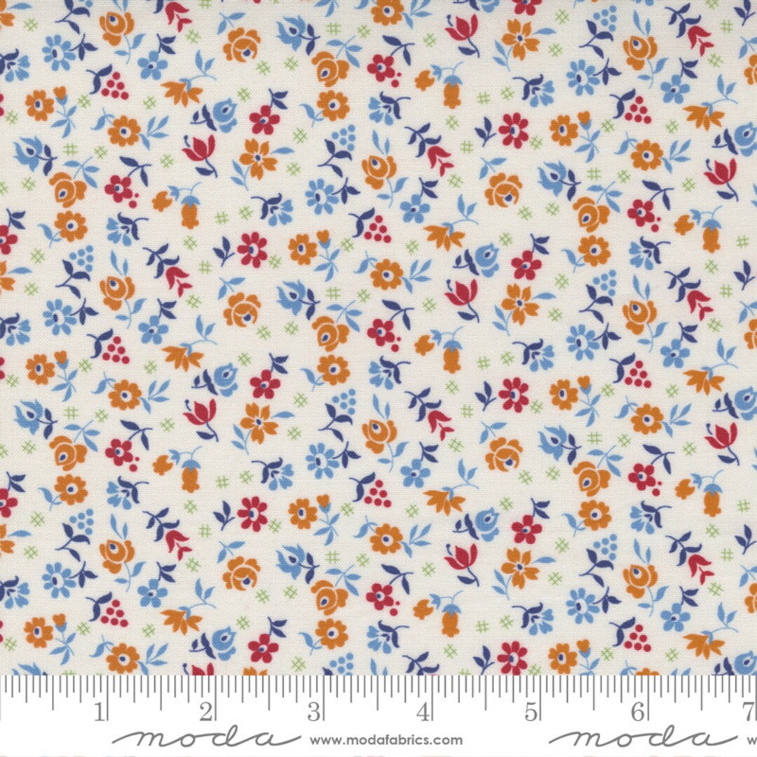 American Jane Moda Picture Perfect Mini Floral Sold by the 1/2 Yard ...