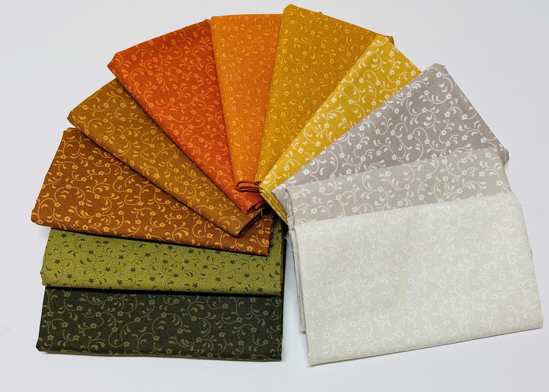 Floret Fall Tone on Tone Blender by Riley Blake Designs Sold by the 11 ...