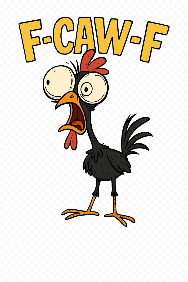 Funny Screaming Chicken PNG - Etsy