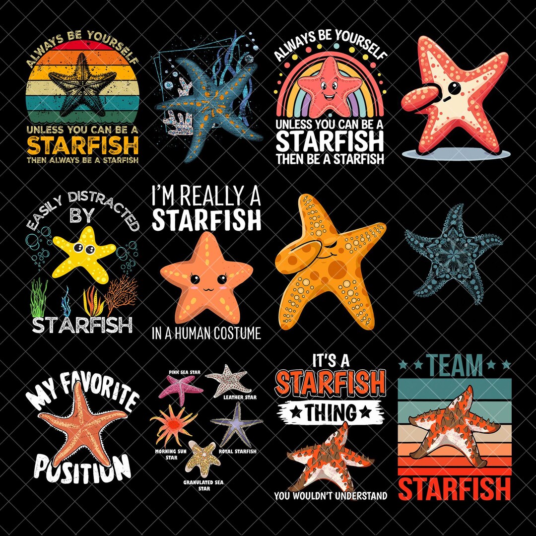 Preppy Starfish Coquette Png Bundle, Summer Vibes Png, Retro Floral ...