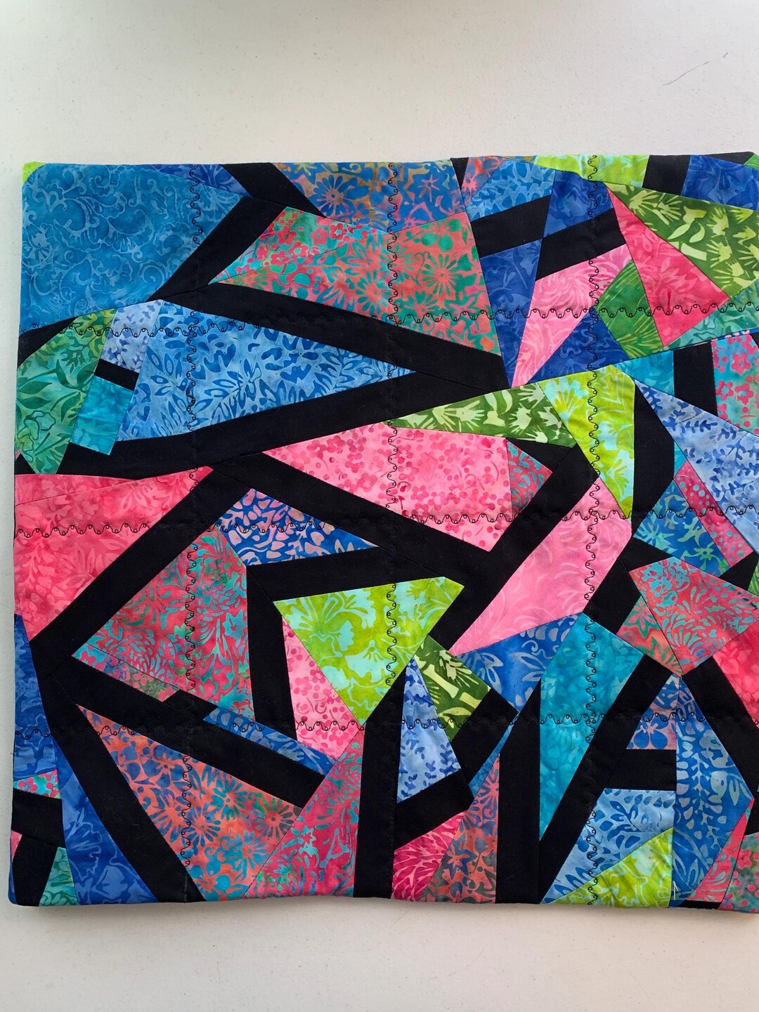 Crazy Stained Glass Cotton Pillow Case Cover - Etsy