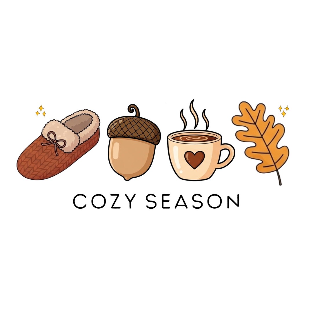 Cozy Season Graphic Design Clip Art Printout Design Printable Useable ...