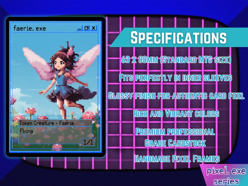 8bit Pixel Art Knight Token 2/2 (vigilance) - Magic - Retro Gaming - Etsy