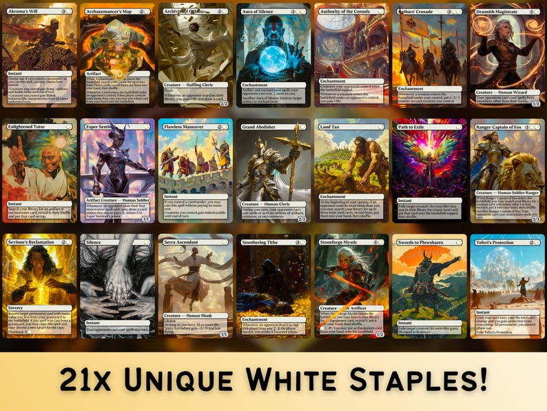 105 Card Commander Staples Super Mega Bundle - Gift - All 5xcolors ...