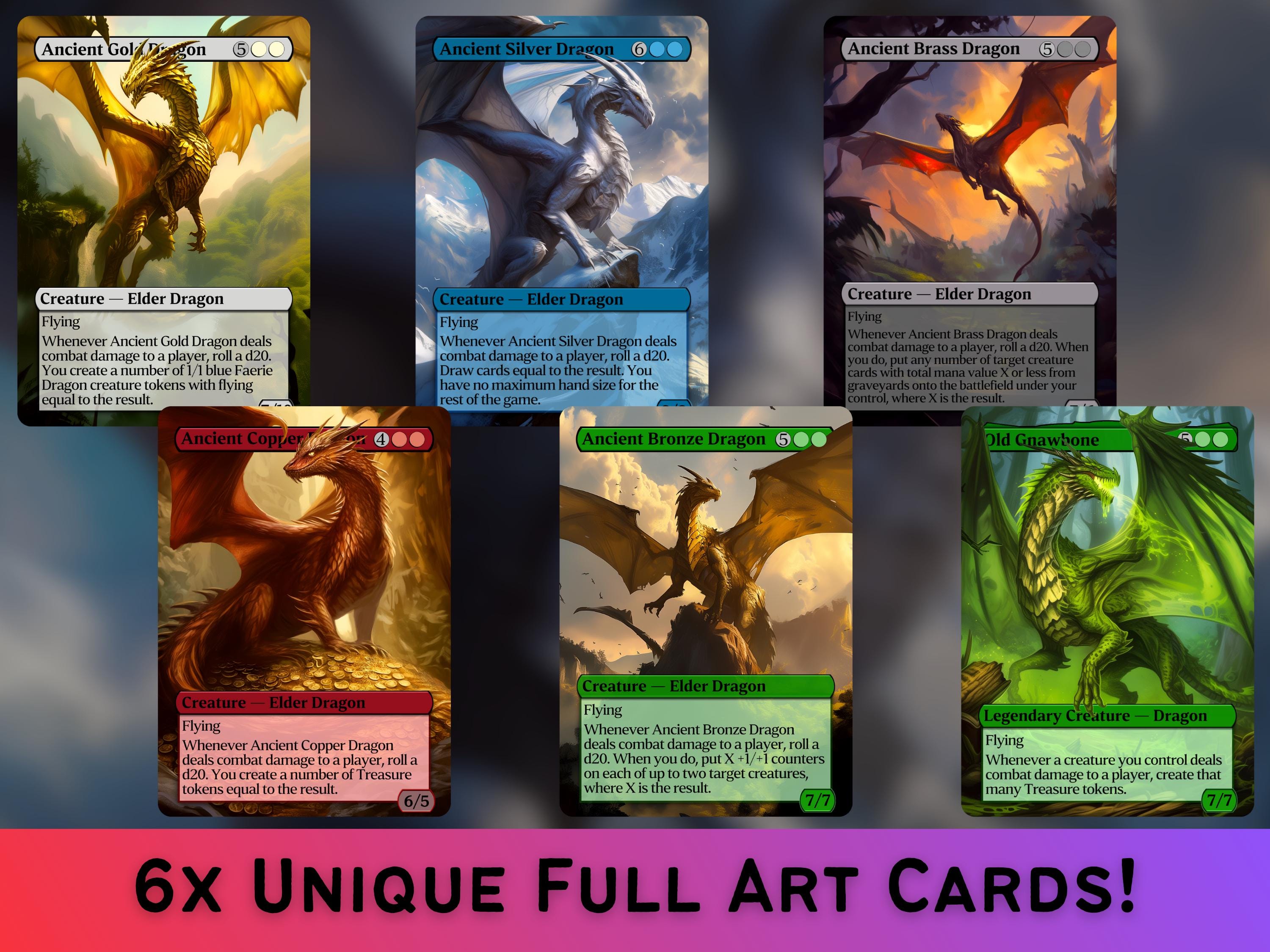 Ancient Dragon Pack - Pop-out Commander Series - Unique Full-art ...