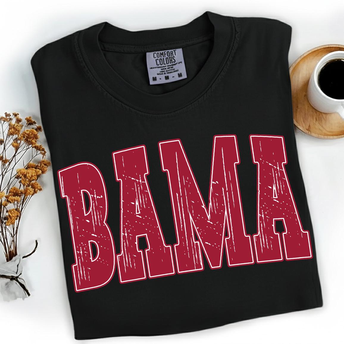 Vintage Style Alabama Png, Bama Png, Alabama Png Crimson, Alabama Bow ...