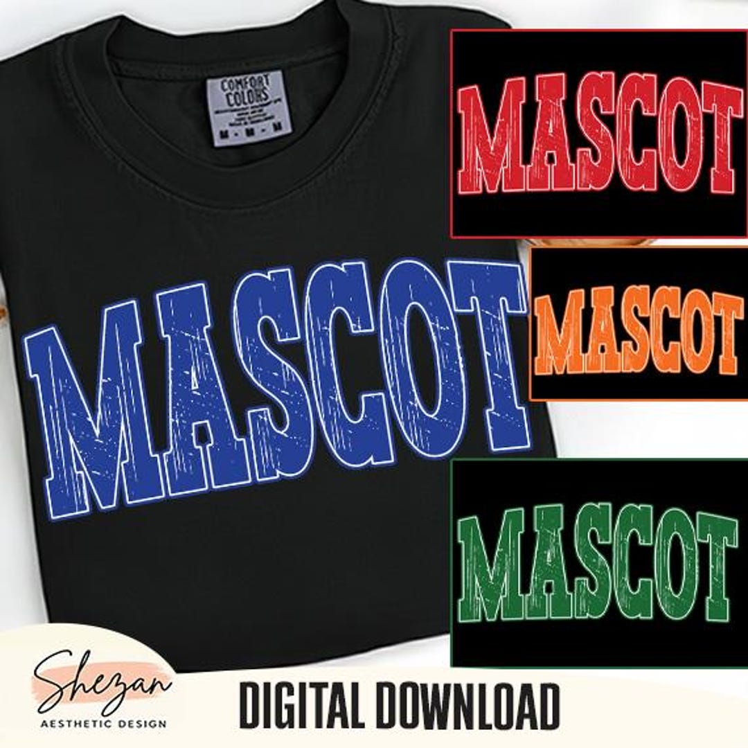 Custom High School Mascot Png,custom Team Name Png,personalized Mascot ...