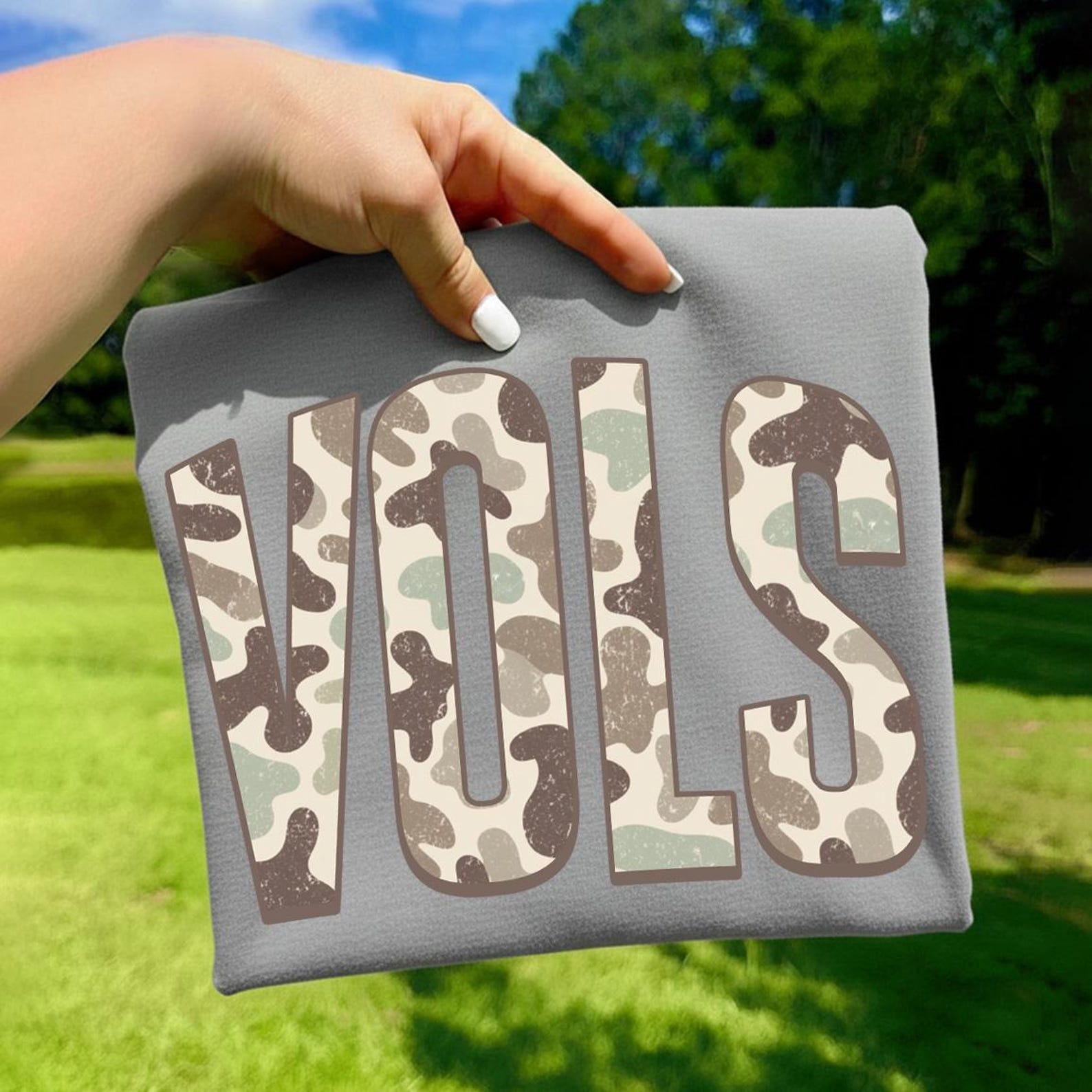 Tennessee Vols PNG, Camo Varsity Letters, Distressed Retro Game Day ...