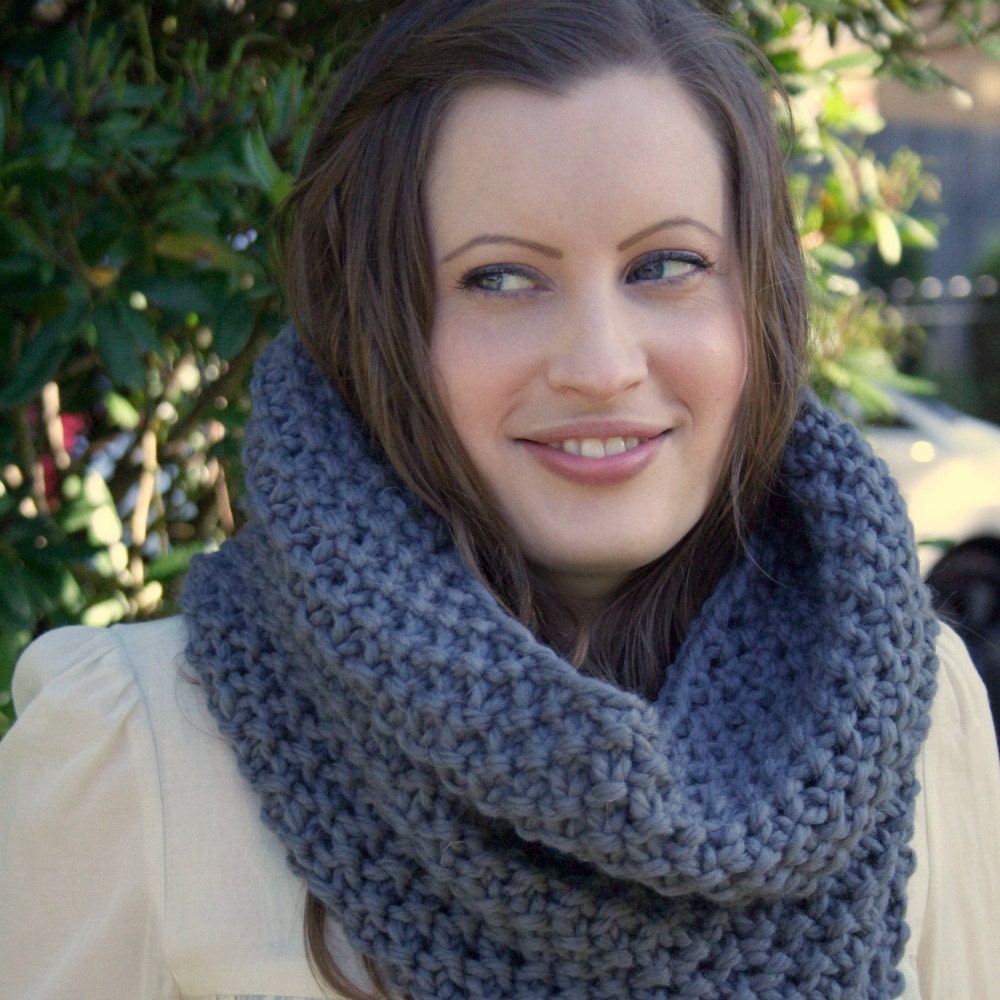 Knitting Pattern Moss Stitch Snood /cowl Instant PDF - Etsy