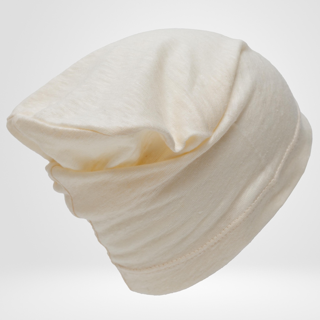 Linen Beanie Hat: Lightweight Breathable Chemo Cap - Etsy