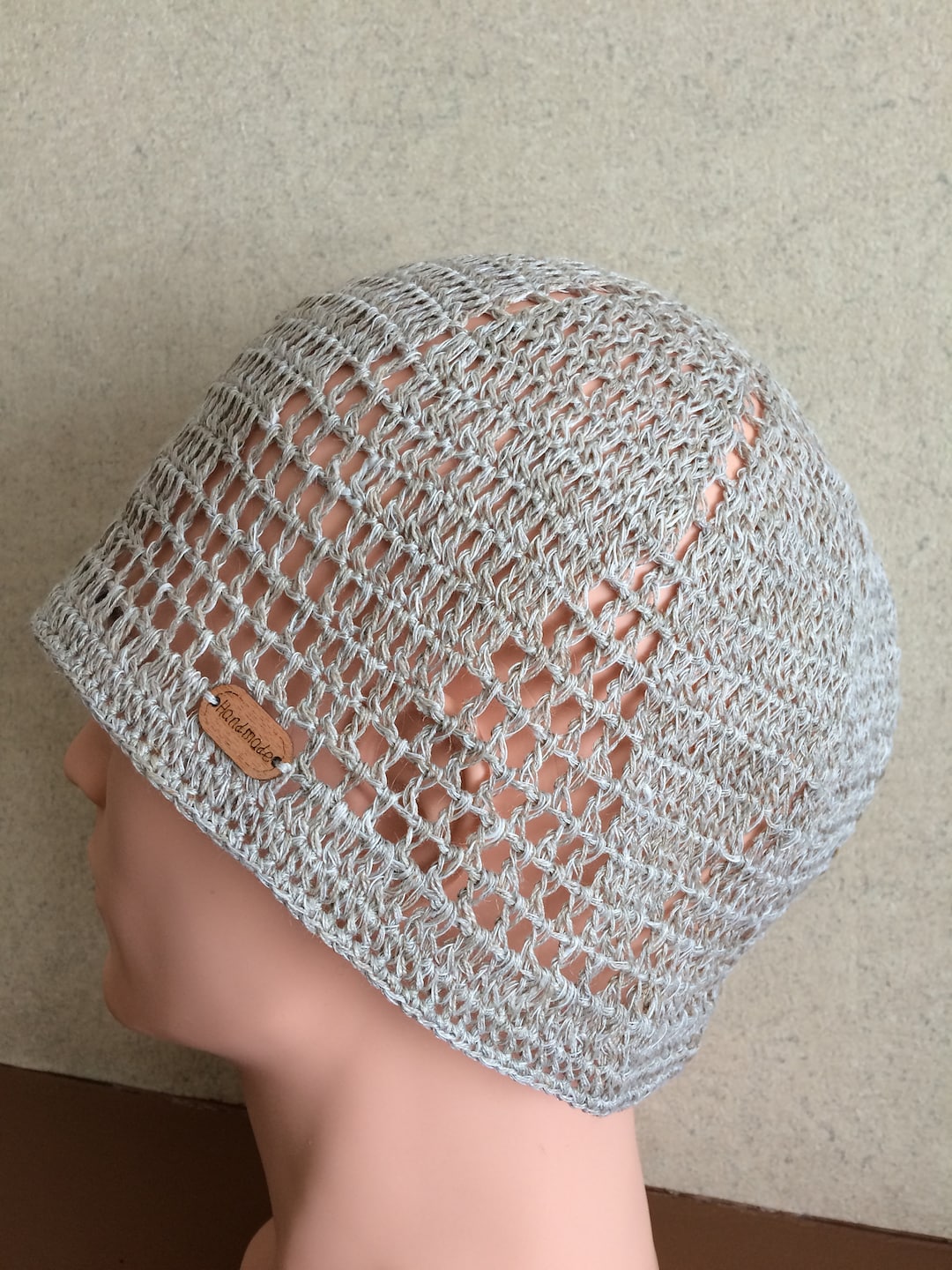 Crochet Summer Hat.men's-women's Short Beanie Cap.knit Kufi Skull Cap ...