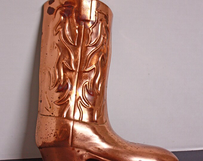 Copper Cowboy Boot Mold / Boot Jello Mold - Etsy