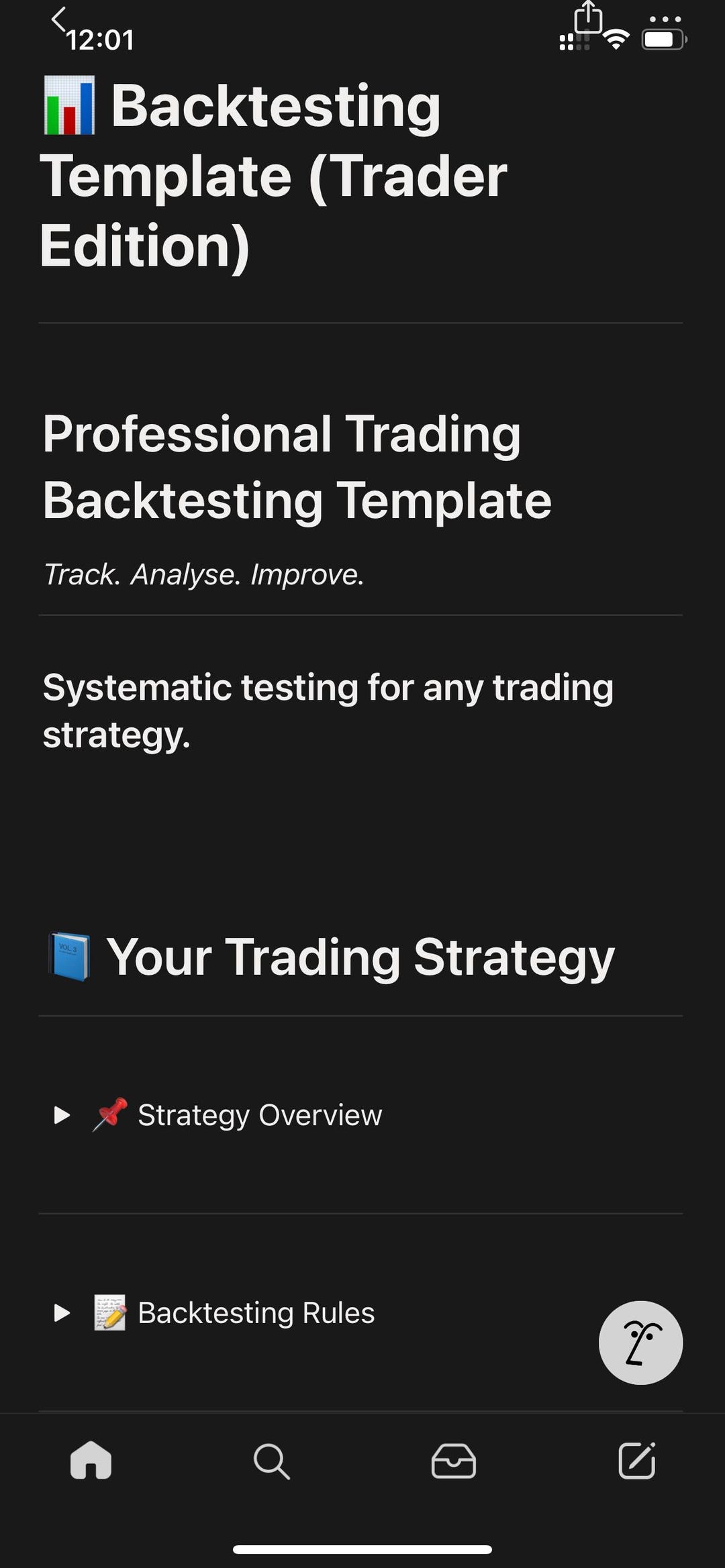 Trading Backtesting Template for Notion | Crypto Forex & Stock Trade ...