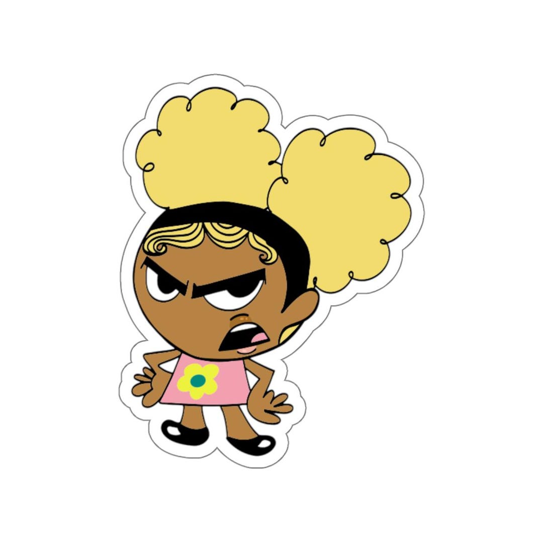 Die-cut Cartoon Character Stickers: Fun Vinyl Decals - Etsy