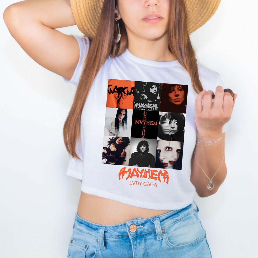 Lady Gaga Tour 2026 Crop Top, Lady Gaga Graphic Tank Top, the Mayhem ...