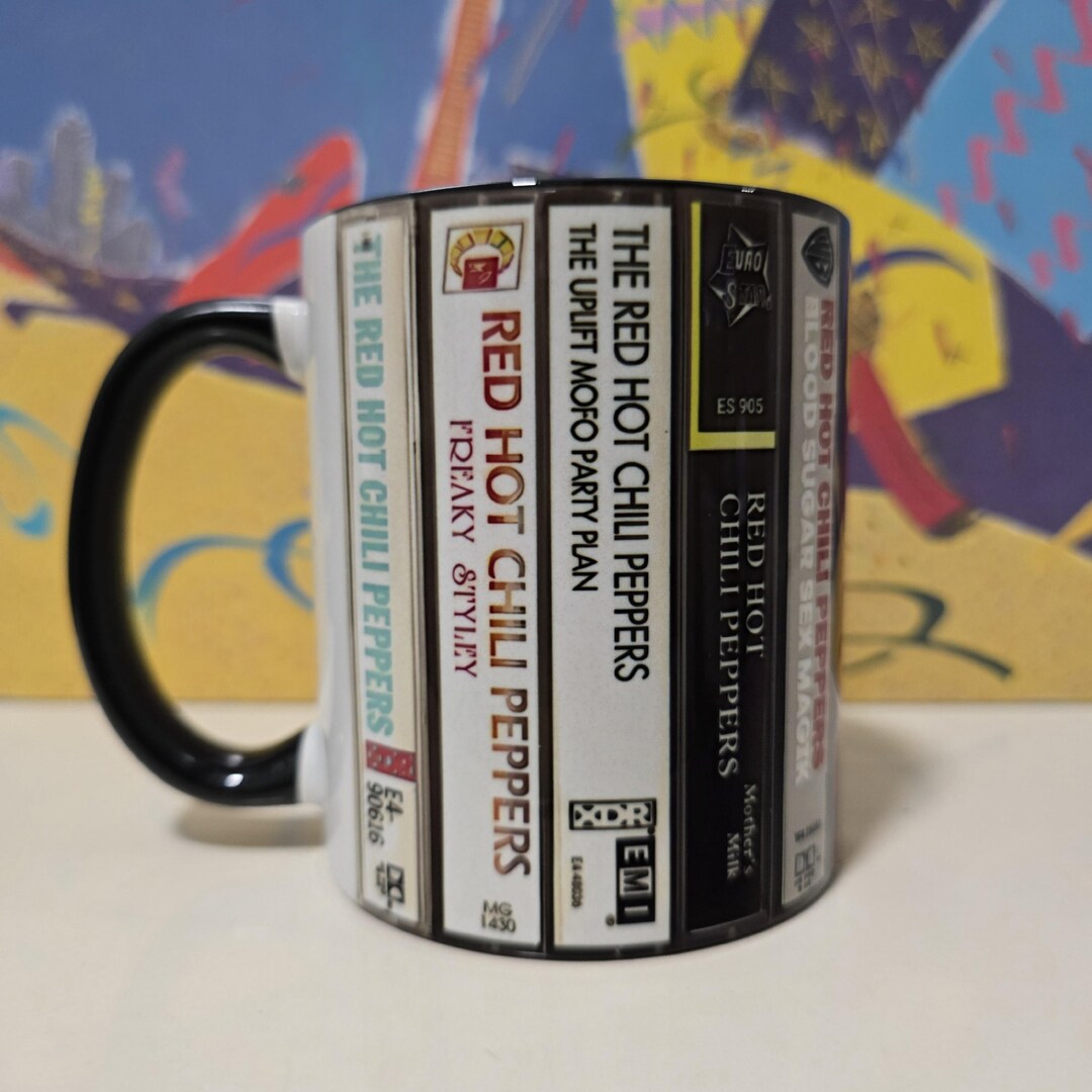 Red Hot Chili Peppers Cassette Mug | Rock Band Coffee Mug - Etsy