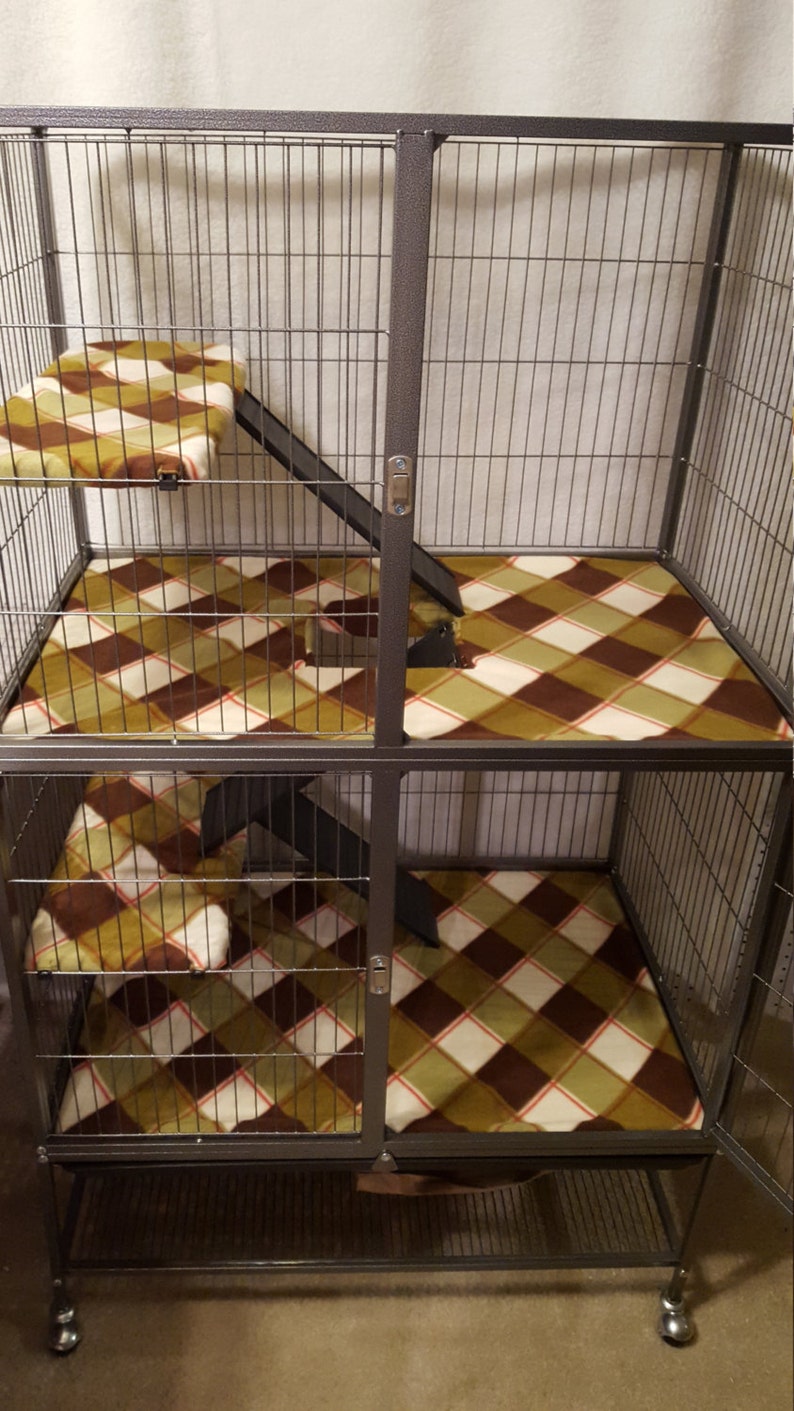 Fleece Liners for Prevue 485 Feisty Ferret Cage with Center | Etsy