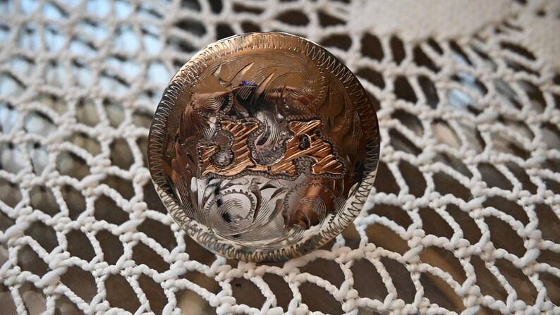 Custom Western Concho – Hand Engraved Ranch Brand, Initial, or Logo ...