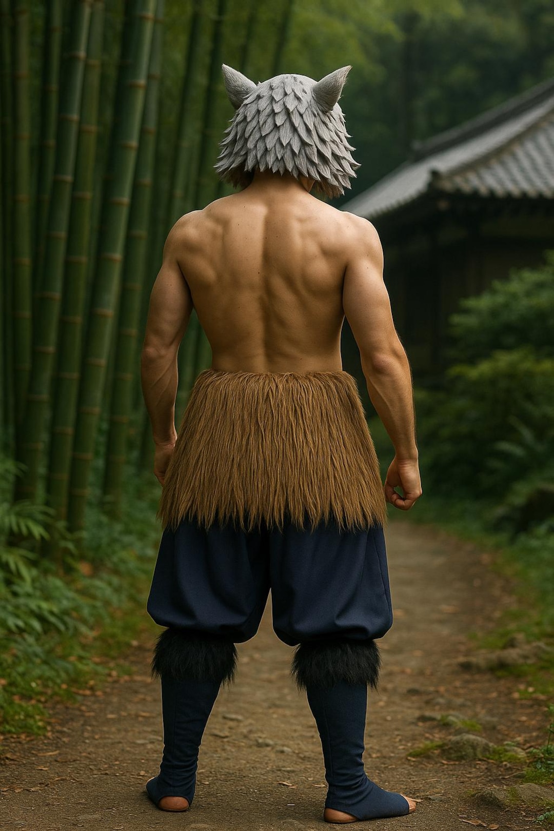 Inosuke Hashibira Cosplay Costume | Demon Slayer Outfit With Mask ...