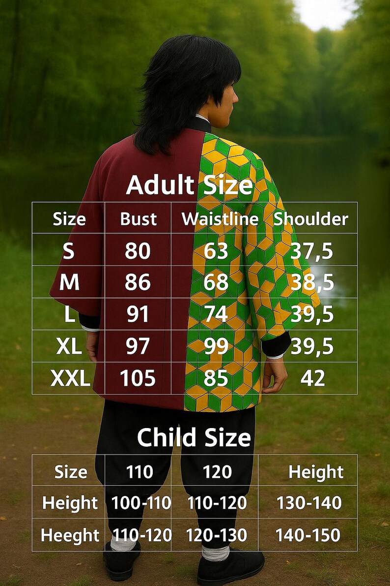 Demon Slayer Giyu Tomioka Cosplay Costume | Anime Kimono Outfit for ...