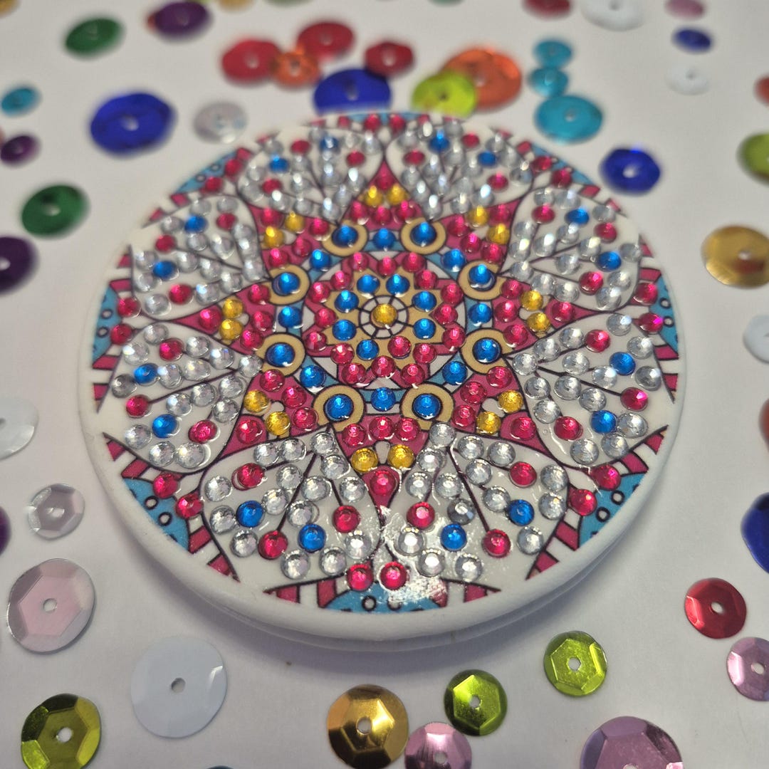 Patriot Firework Diamond Compact - Etsy