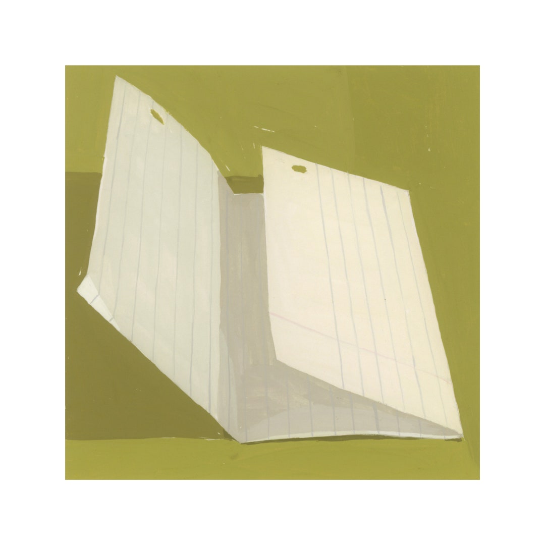 Lined Paper 1 - Archival Print - Etsy