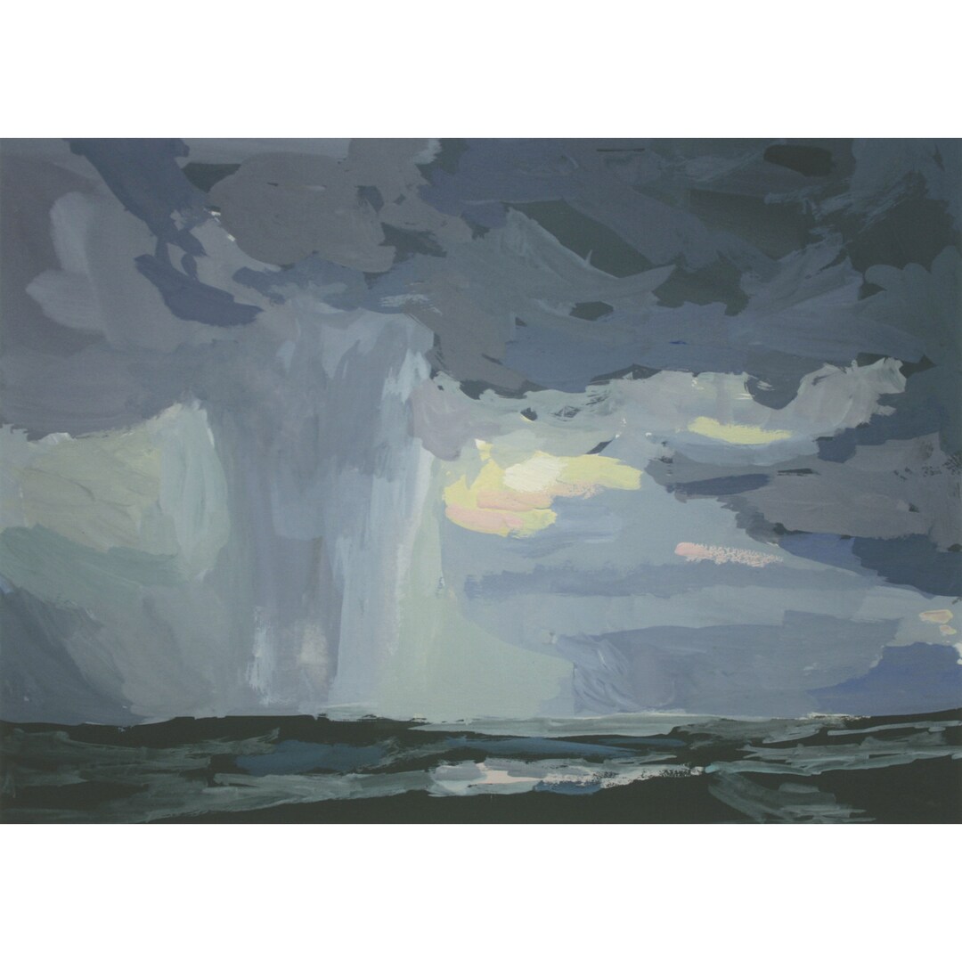 Lake Michigan Storm - Archival Print - Etsy