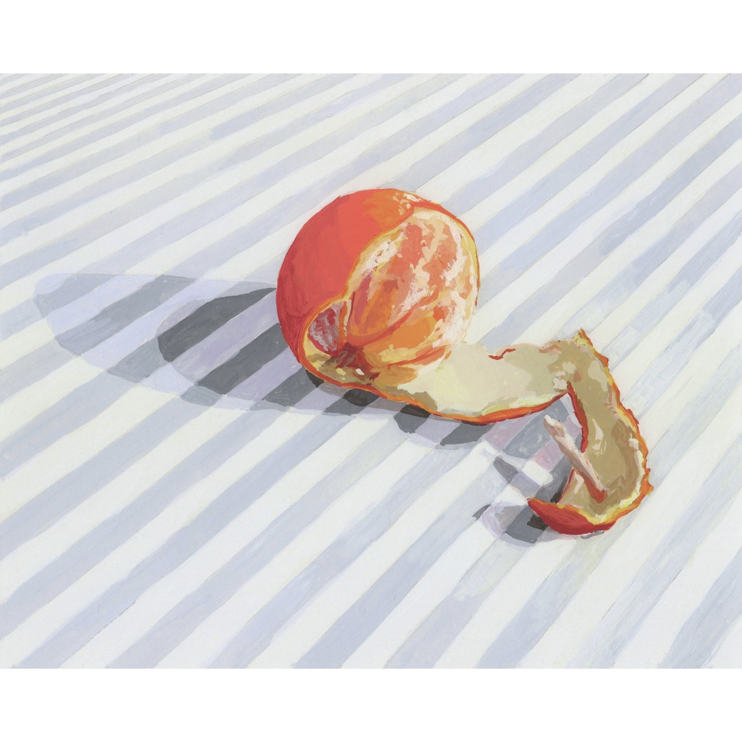 Peeled Orange - Archival Print - Etsy