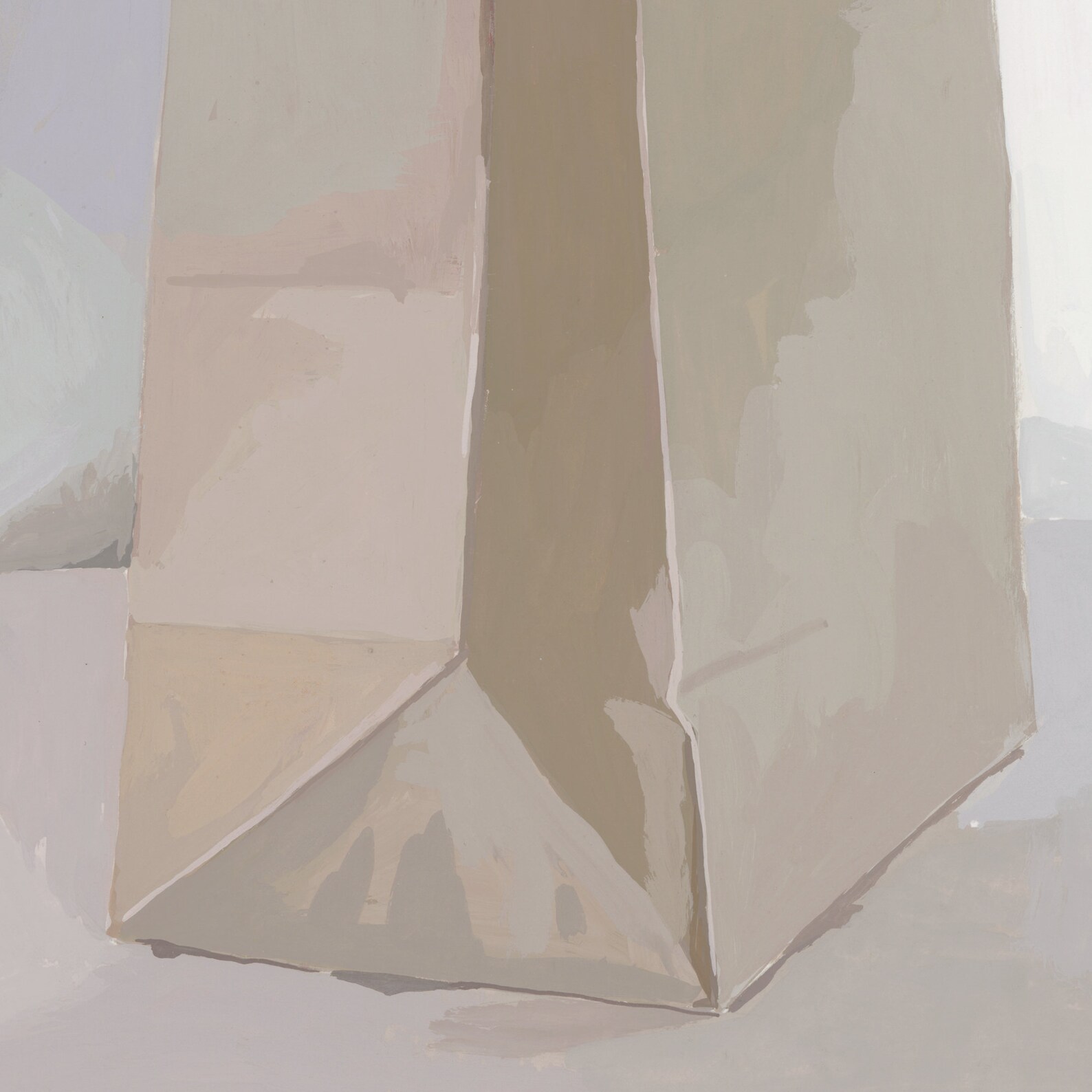 Paper Bag 4 - Gouache on Paper Painting - Etsy