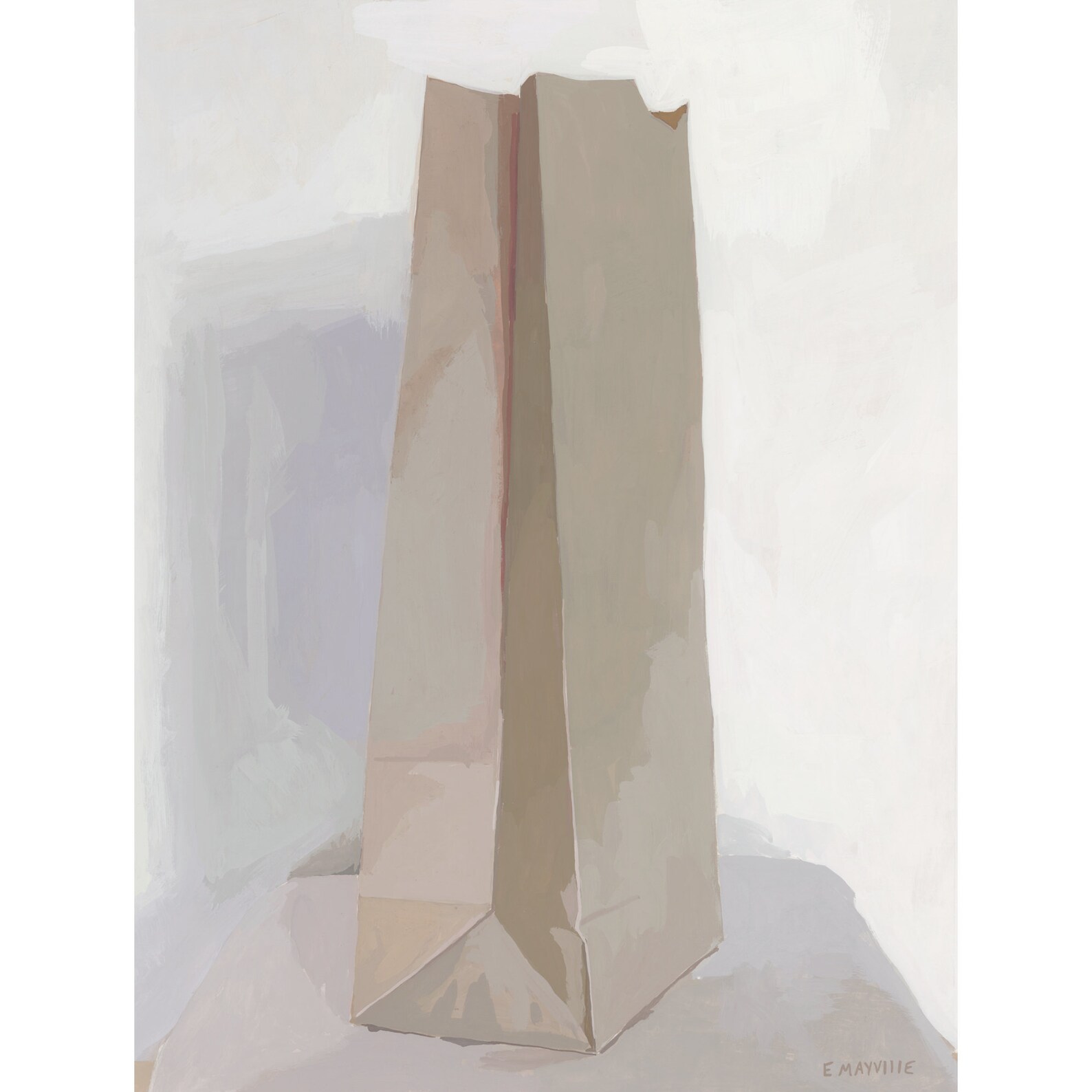 Paper Bag 4 - Gouache on Paper Painting - Etsy