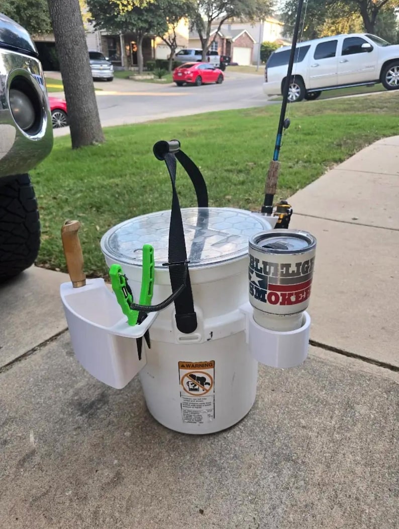 Yeti Loadout Bucket Fishing Rig | 3D Printed Rod Holder Cup Holder Tool ...