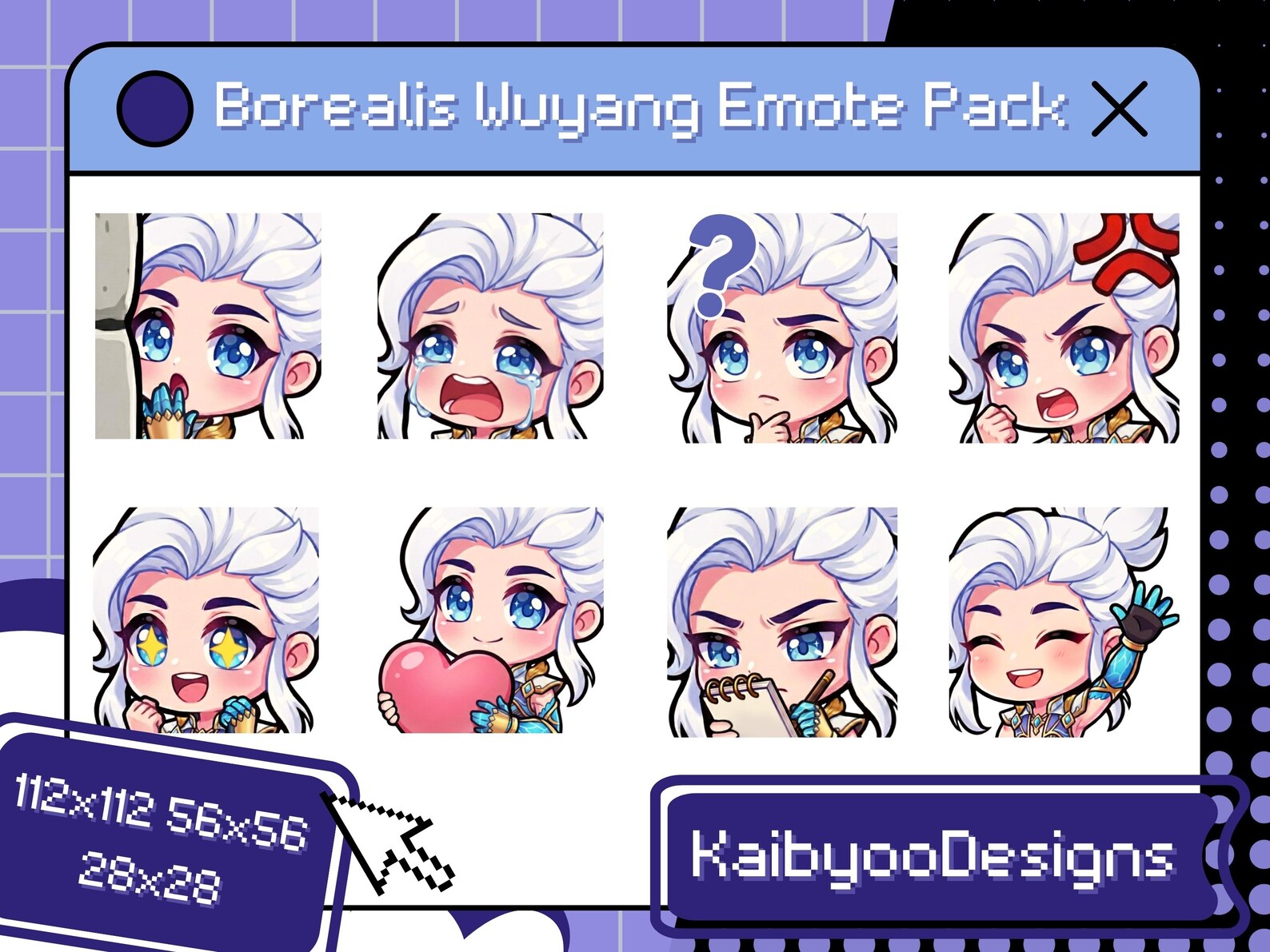 Twitch Emotes Borealis Wuyang Overwatch 2 Emote Pack for Discord ...