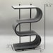 Curved Display Shelf 4-tier - 9.5" 3D Printed Stand for Collectibles ...