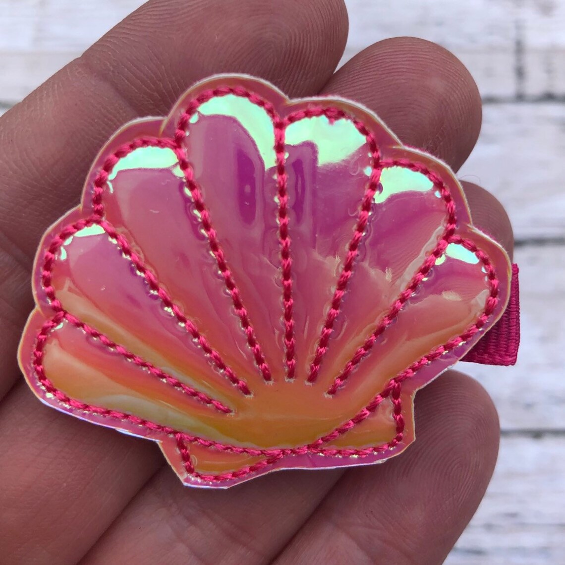 Color Changing Seashell Hair Clip Pink Shell Hair Clips - Etsy