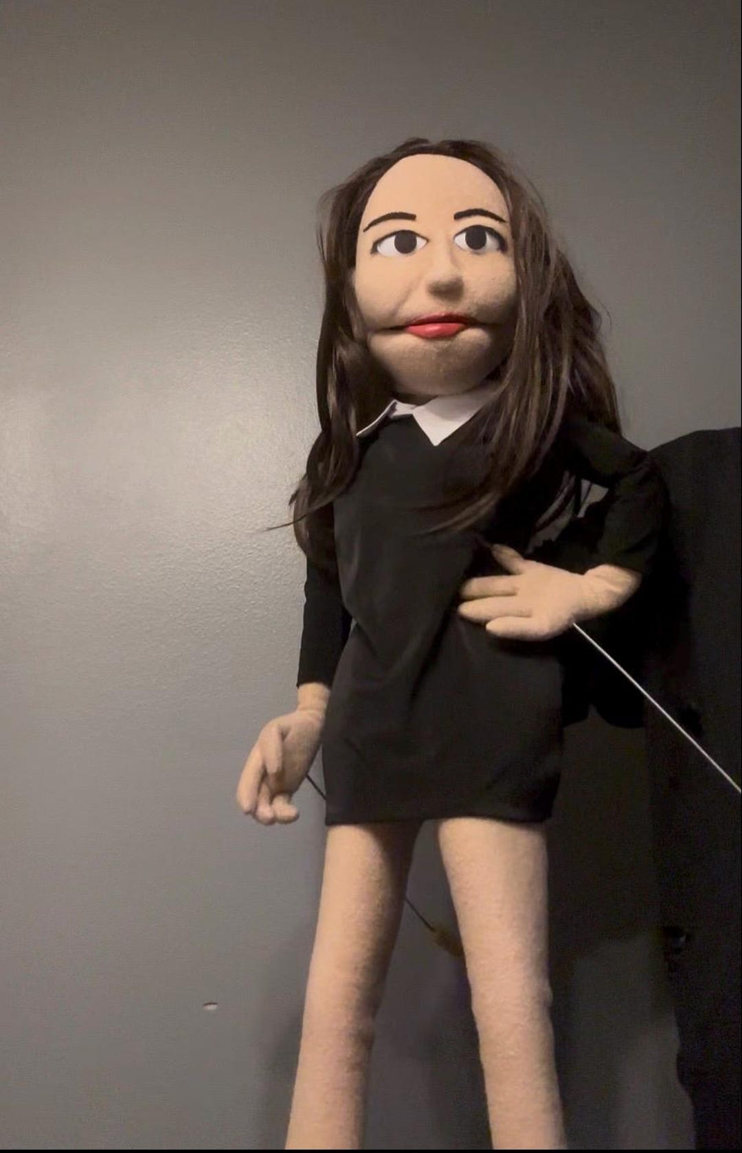 Professional Ventriloquist Dummy Puppet Doll Girl Soft Hand Puppet - Etsy