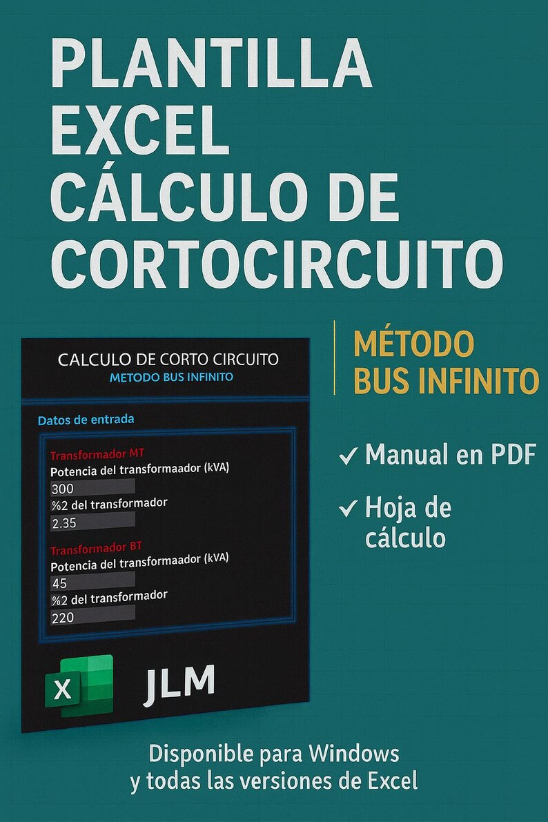 Short Circuit Calculation Excel Template – Infinite Bus Method + PDF ...