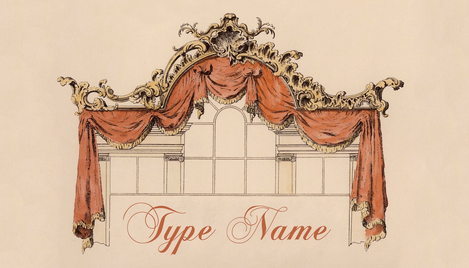 All the World's a Stage Place Card Template - Etsy