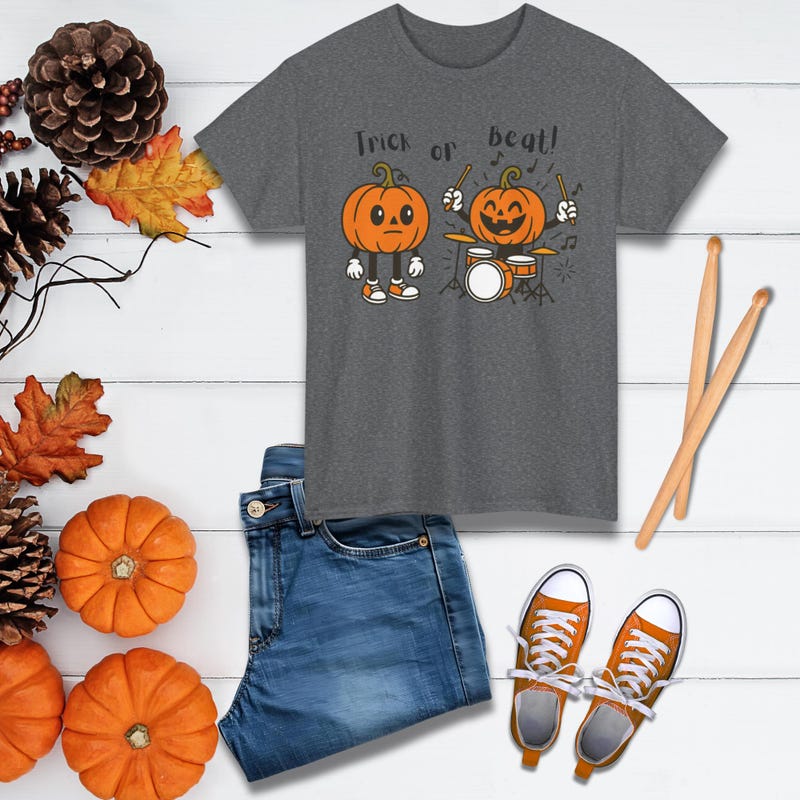 Halloween Drummer Shirt - Etsy