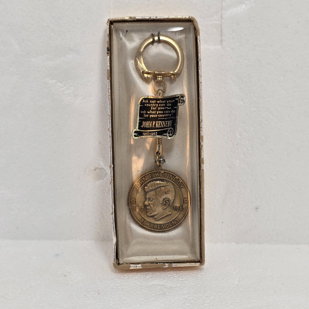 JFK Memorial Keychain - Etsy